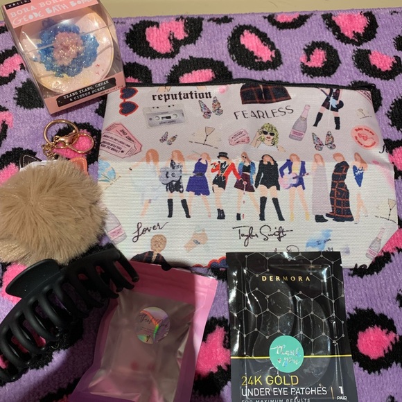 Bags | Taylor Swift Make Up Bag With Goodies New | Poshmark
